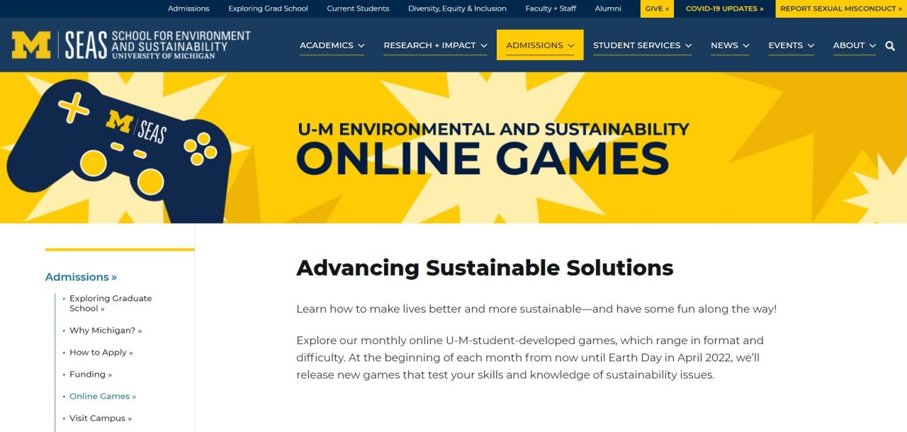 Education and Games | Naturally Sustainable